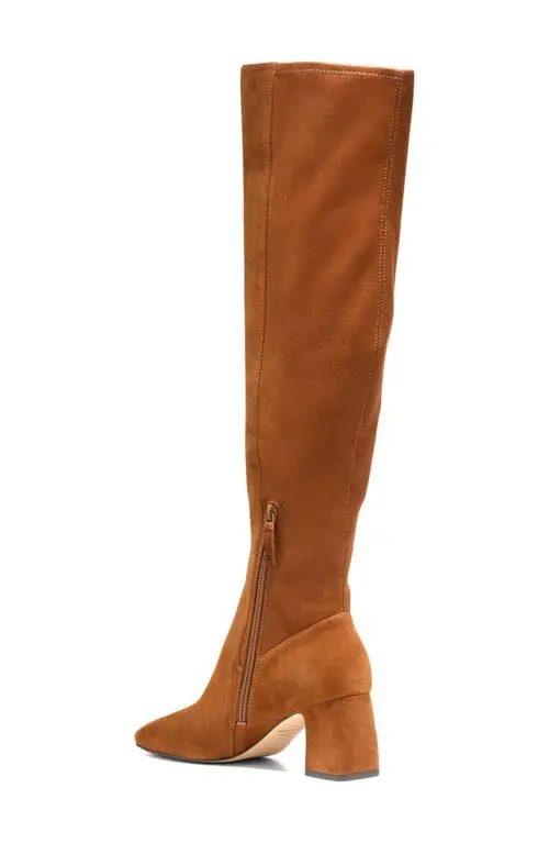 Cole Haan Over-the-knee Boots - Chestnut Tobacco Suede