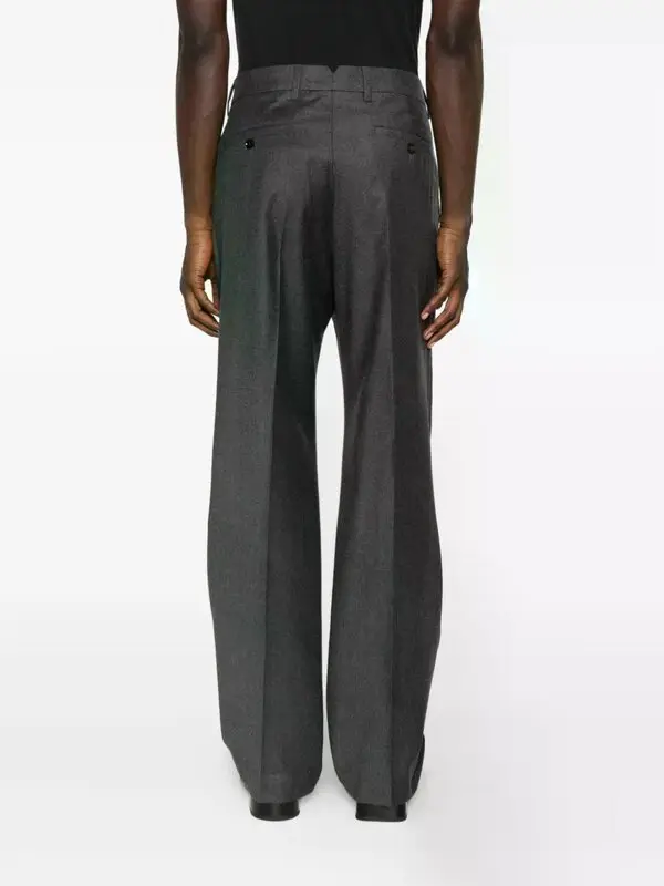 AMI Paris Pressed-crease Trousers