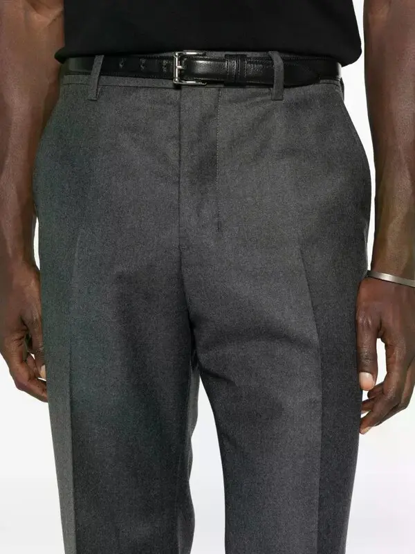AMI Paris Pressed-crease Trousers