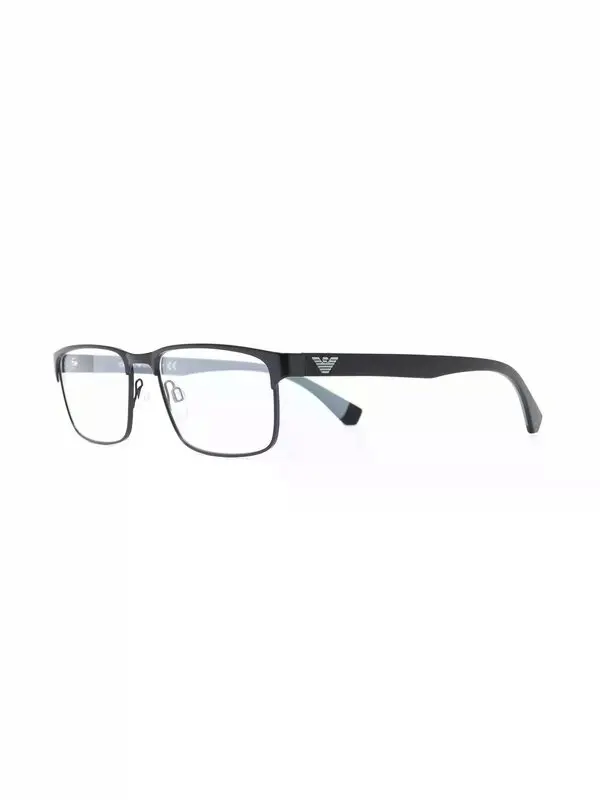 Emporio Armani Square Frame Glasses - Black