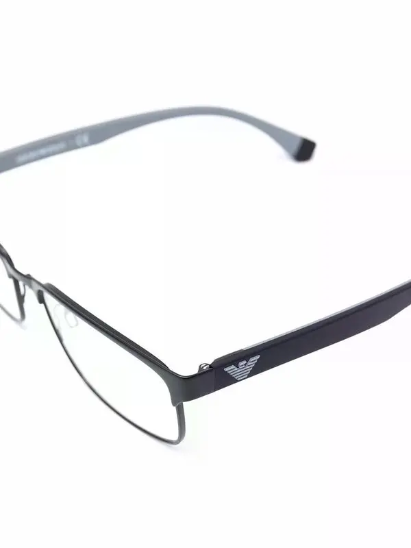 Emporio Armani Square Frame Glasses - Black