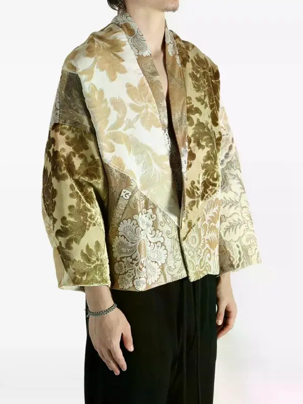 EMERGENCY ROOM Patchwork Open-front Jacket