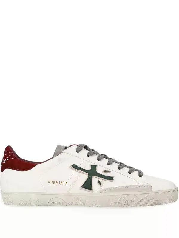 Premiata Steven Logo-embellished Leather Sneakers