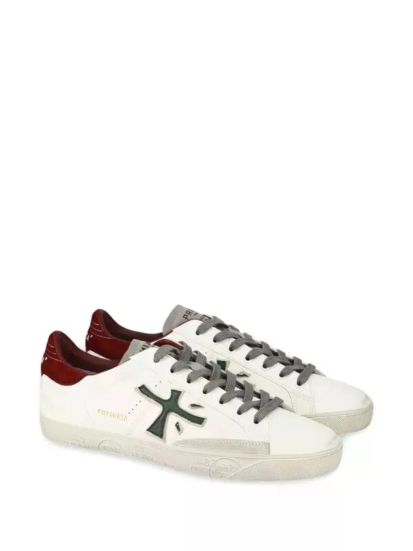 Premiata Steven Logo-embellished Leather Sneakers