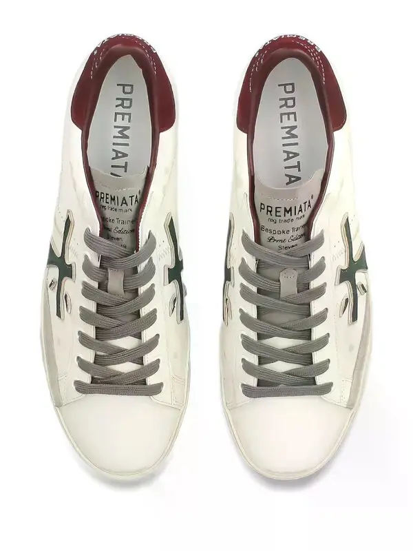 Premiata Steven Logo-embellished Leather Sneakers