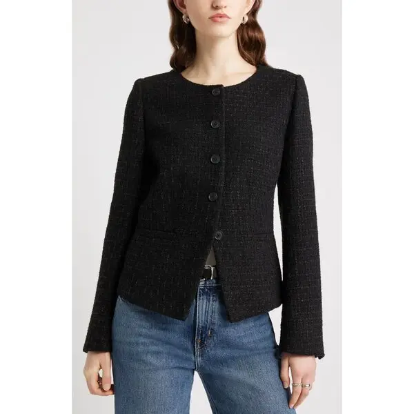 Nordstrom Cutaway Tweed Jacket