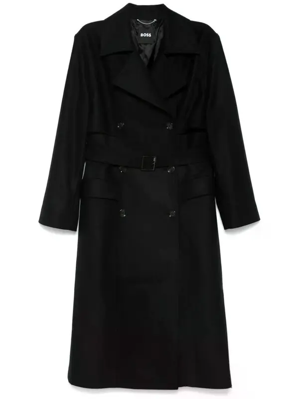 BOSS Felted Trench Coat