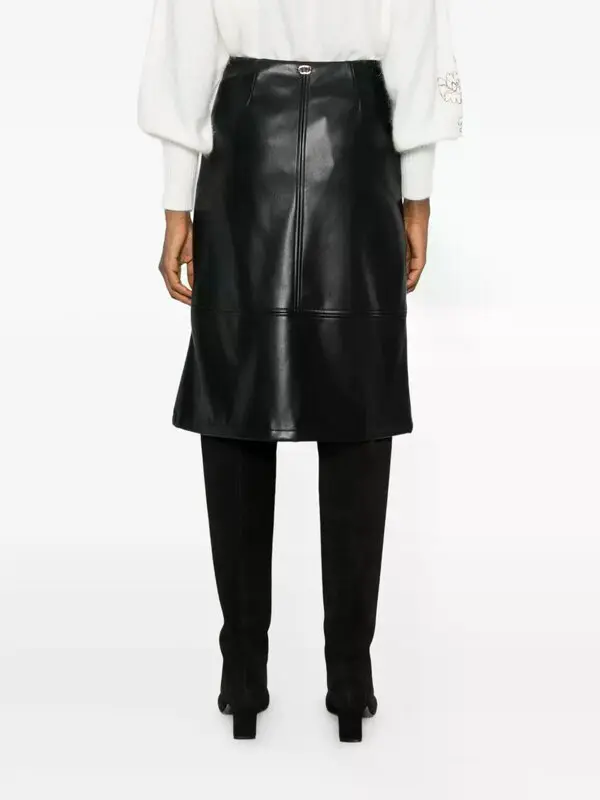 TWINSET Button-detailed Midi Skirt
