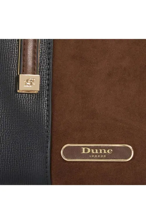 Dune London Convertible Crossbody Tote - Dark Brown