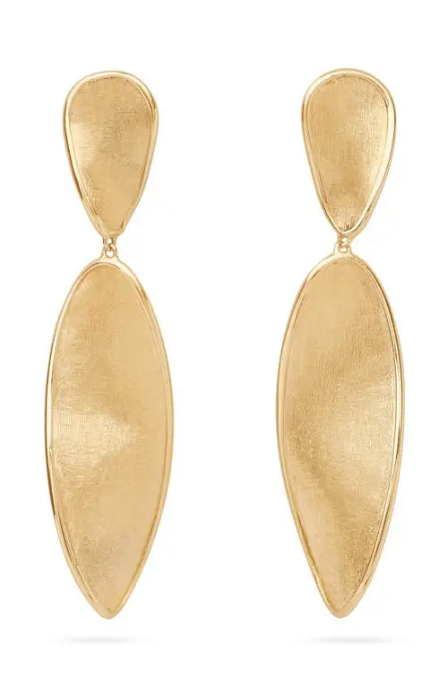 Marco Bicego Lunaria Twist Drop Earrings - Gold