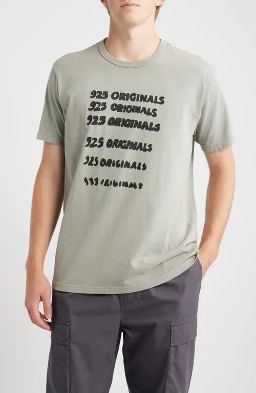 925 ORIGINALS Hand Drawn Logo Graphic T-shirt - Shadow