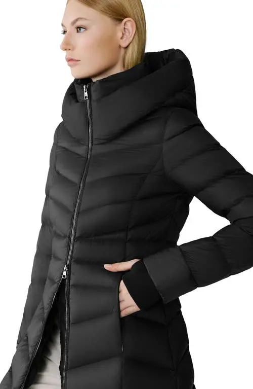 Soia & Kyo Lita Water Repellent 700 Fill Power Down Hooded Puffer Jacket
