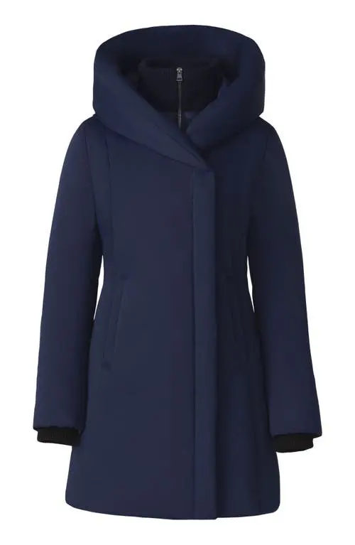 Soia & Kyo Camelia Water Repellent 700 Fill Power Down Coat - Night Blue