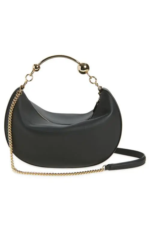 Strathberry Crescent Moon Leather Shoulder Bag