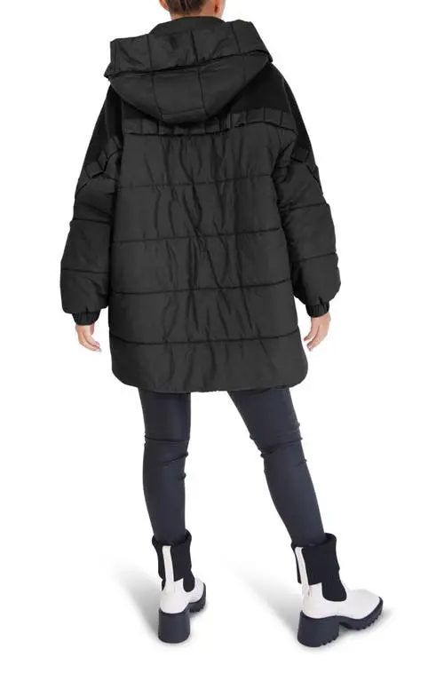 BELLE & BLOOM Wool Blend Quilted Jacket
