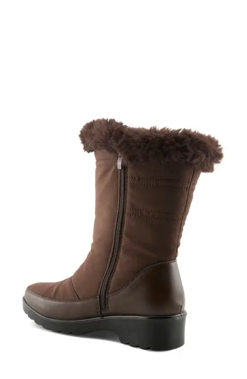 SPRING STEP SHOES Waterproof Winter Boots - Brown