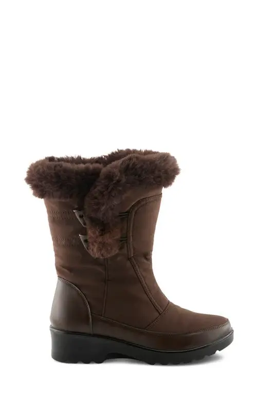 SPRING STEP SHOES Waterproof Winter Boots - Brown