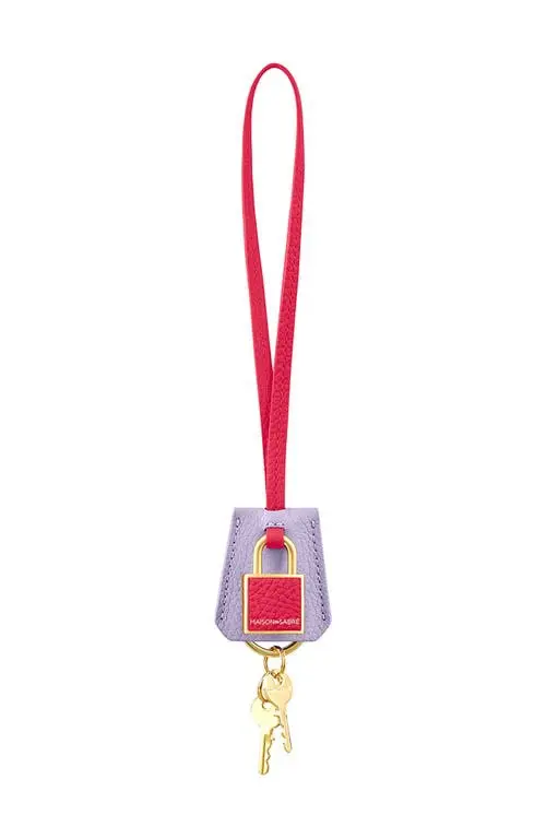 MAISON DE SABRE Padlock Charm - Fuchsia Lavender