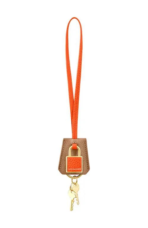 MAISON DE SABRE Padlock Charm - Manhattan Sandstone