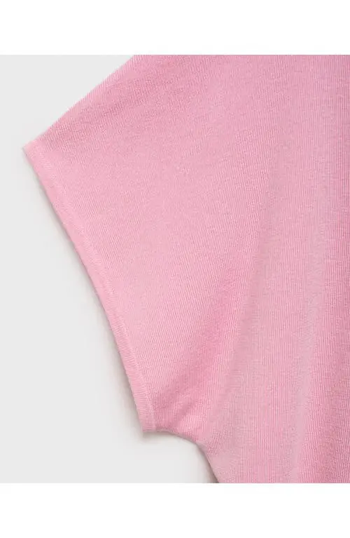 Mango Polo Sweater - Pink