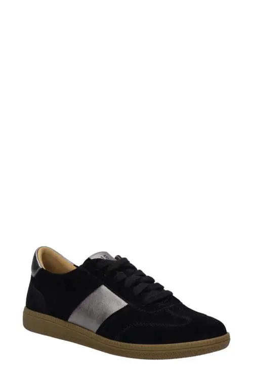 Josef Seibel Leather Sneaker - Black
