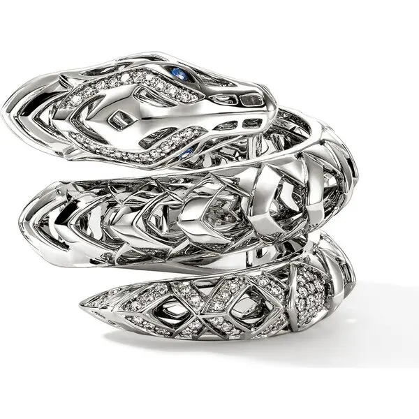 John Hardy Naga Coil Ring - Silver