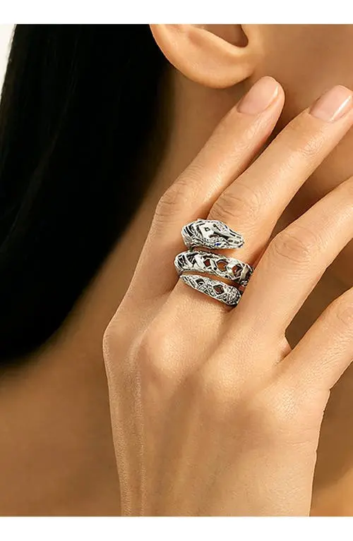 John Hardy Naga Coil Ring - Silver