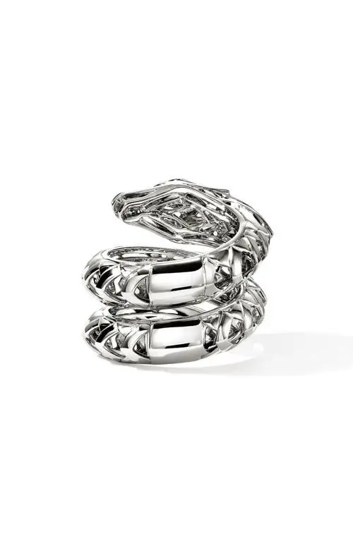 John Hardy Naga Coil Ring - Silver