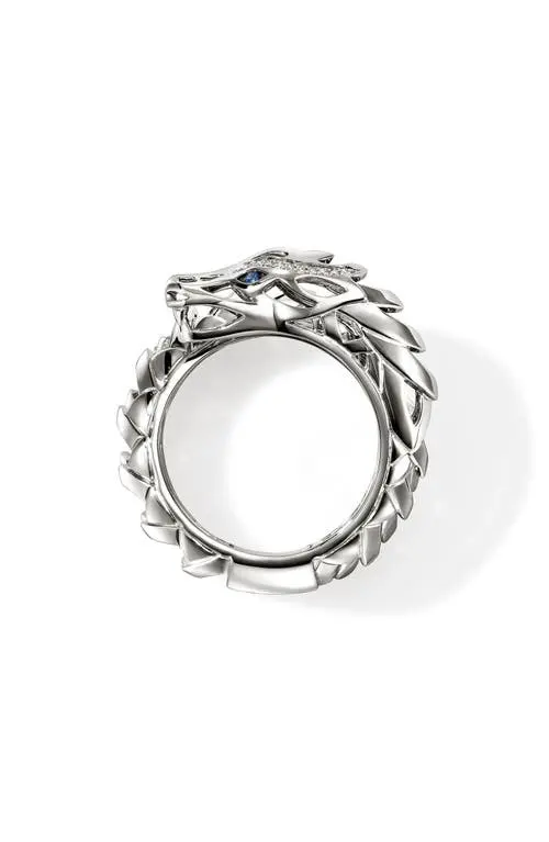 John Hardy Naga Coil Ring - Silver
