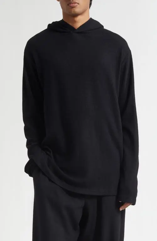 Yohji Yamamoto Super 120s Wool T-shirt Hoodie