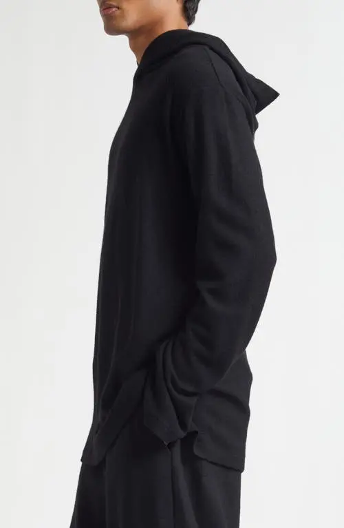 Yohji Yamamoto Super 120s Wool T-shirt Hoodie