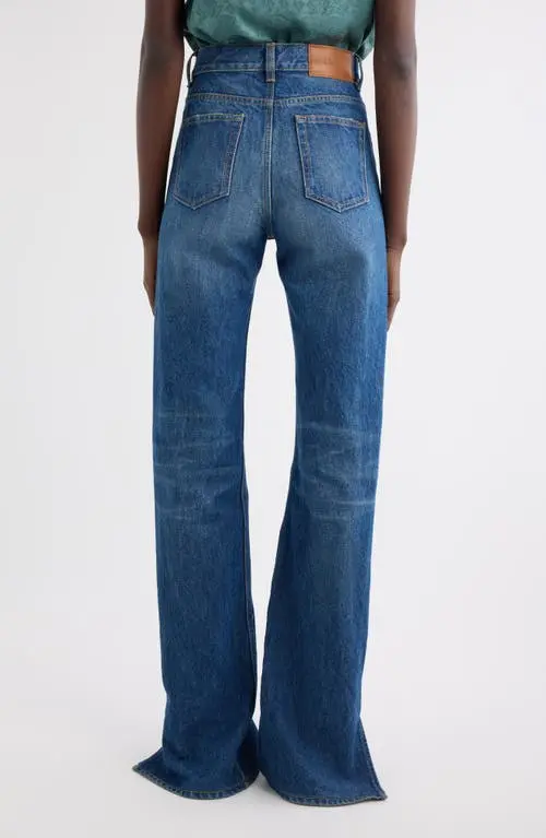 Chloé Split Hem Straight-leg Jeans