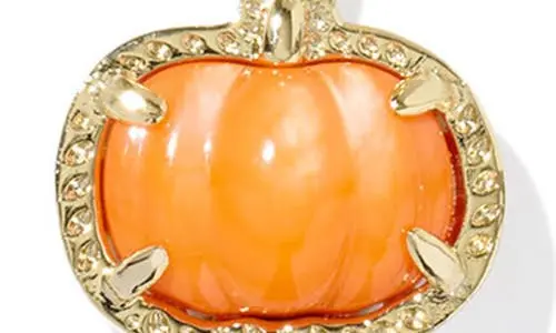 Kendra Scott Pumpkin Pendant Toggle Necklace