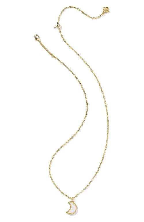 Kendra Scott Moon Pendant Chain Necklace