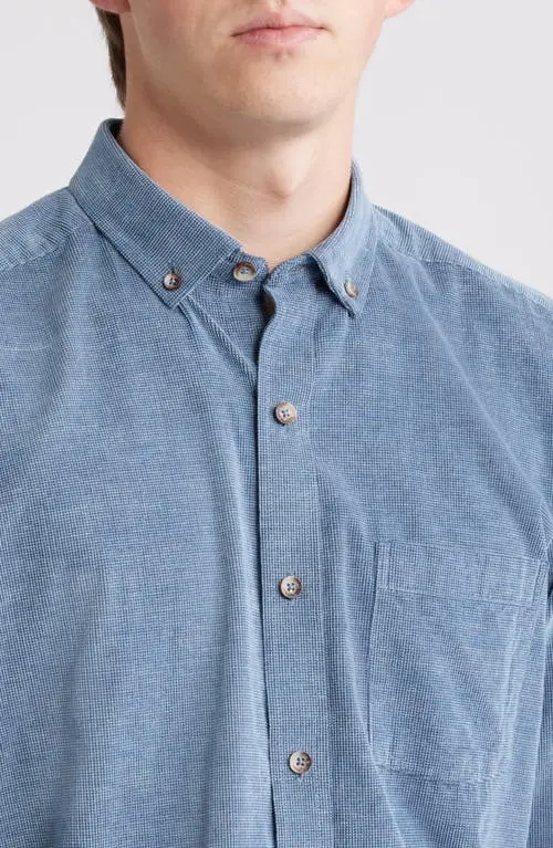 Johnston & Murphy Textured Corduroy Button-down Shirt