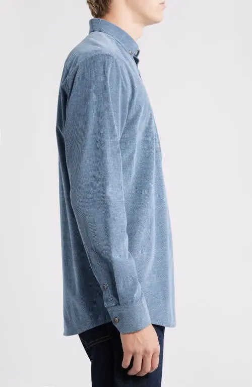 Johnston & Murphy Textured Corduroy Button-down Shirt