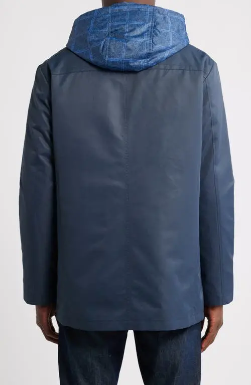 Johnston & Murphy Upton Water Resistant Raincoat With Removable Liner