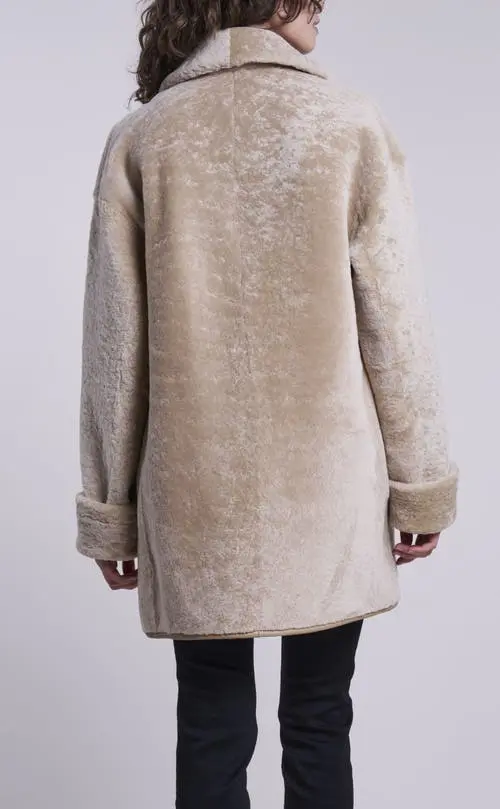 BLUE DUCK Genuine Shearling Coat