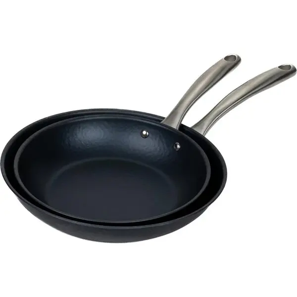 ALVA Angus Carbon Steel Frying Pan Set - Black