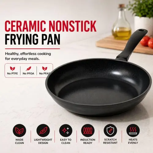ALVA Energy 8" & 11" Ceramic Nonstick Frying Pan Set