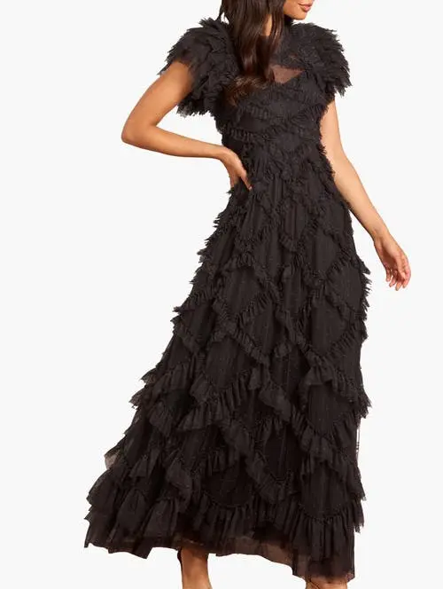 Women's Black Feather Dresses | Editorialist