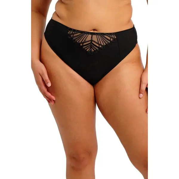 Elomi Reja Brazilian Briefs - Black