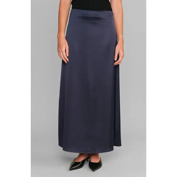 Deluc Marcus Satin Maxi Skirt