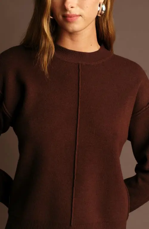 Deluc Seamed Crewneck Sweater