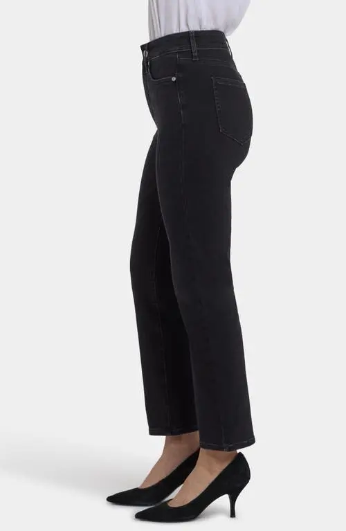 NYDJ Marilyn High Waist Ankle Straight Leg Jeans - French Nightfall