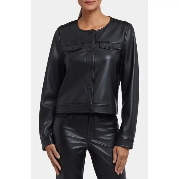 NYDJ Vanessa Faux Leather Jacket