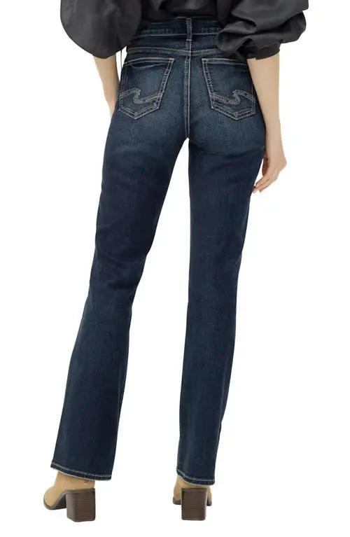 SILVER JEANS CO. Elyse Curvy Mid Rise Slim Bootcut Jeans