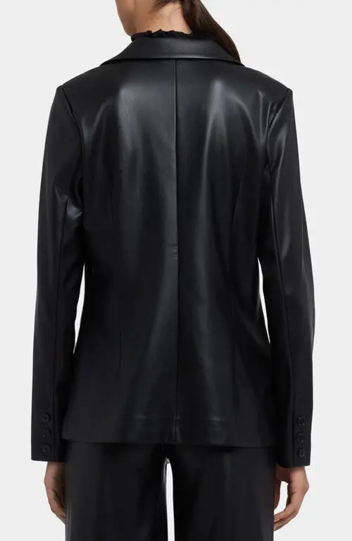 NYDJ Faux Leather Blazer