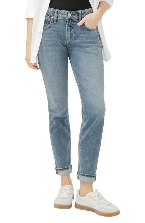 SILVER JEANS CO. Mid-rise Boyfriend Jeans