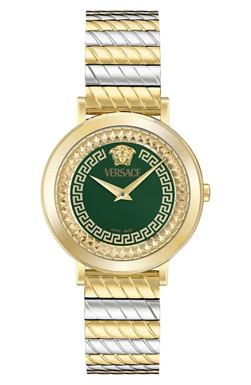 Versace Delphinus Bracelet Watch - Two Tone